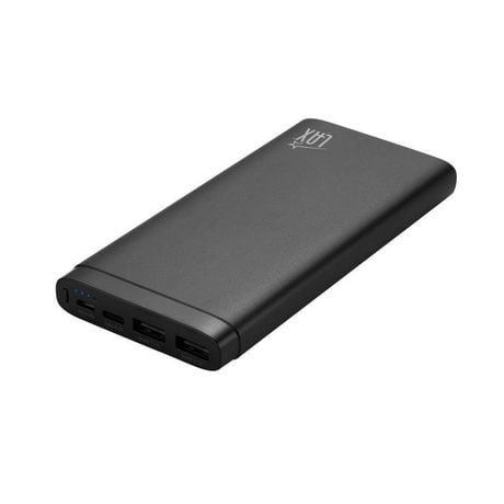 LAX Pro Dual USB 12000mAh Power Bank, Black | Walmart Canada