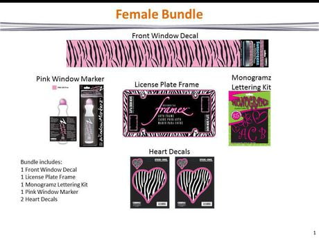 Chroma Graphics Zebra Decal Auto Art Bundle | Walmart Canada