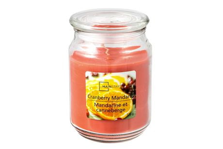 MAINSTAYS CRANBERRY MANDARIN 19OZ SCENTED JAR | Walmart Canada