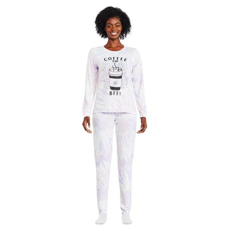 George Women's Printed Pajamas 2-Piece Set | Walmart Canada