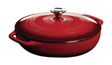 Click here for Lodge Enamel Covered Red Casserole Red 3 prices