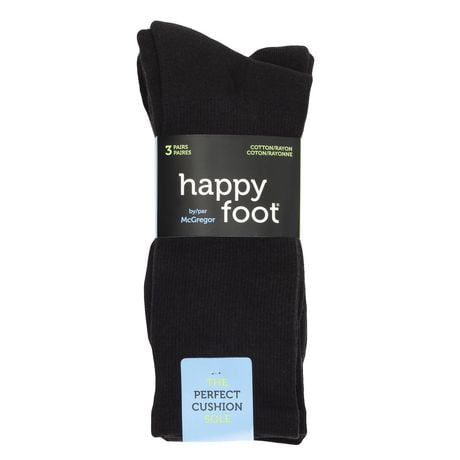 Click here for Happy Foot 3 Pair Rayon Dress Black One Size prices