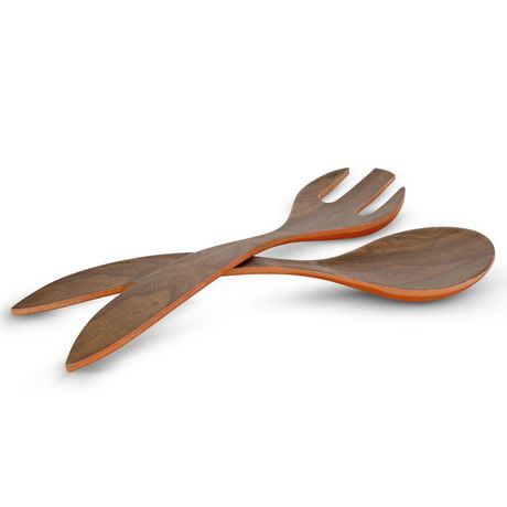 Click here for Mesa Ceramics Bamboo Walnut Brick Salad Servers  S... prices