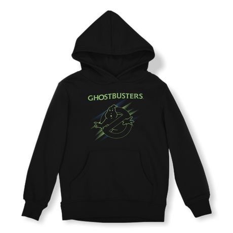 Click here for Ghostbusters Boys Long Sleeve Hoodie With Pouch Bl... prices