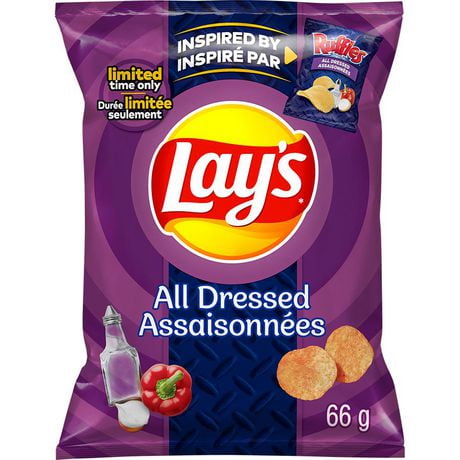 Lay's All Dressed Potato Chips | Walmart Canada