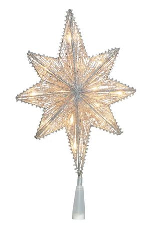 Holiday time Silver Tree Toppers - Walmart.ca