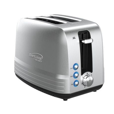 Brentwood Stainless Steel 2-Slice Toaster - Walmart.ca