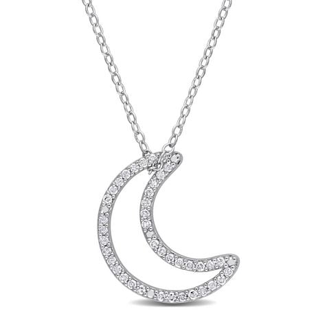 Click here for Miabella 1/5 Carat T. W. Diamond Sterling Silver M... prices