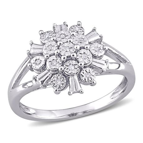 Click here for Miabella 1/10 Carat T. W. Diamond Sterling Silver... prices
