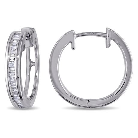 Click here for Miabella 1/4 Carat T. W. Diamond Sterling Silver H... prices