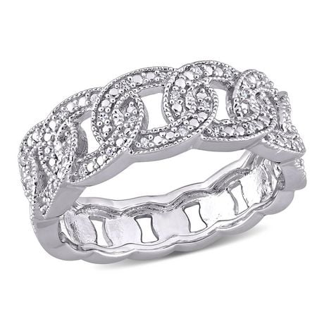 Click here for Miabella 1/10 Carat T. W. Diamond Sterling Silver... prices