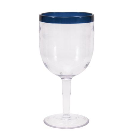 Click here for Hometrends 4Pc Stemmed Wine Glass Clear With Spray... prices
