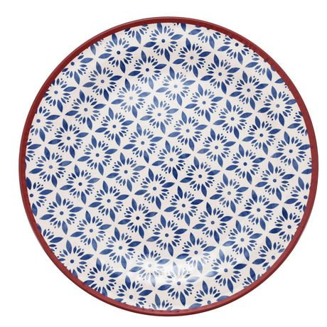 Click here for Hometrends 4Pc Fresco Platter White With Decal 18 prices