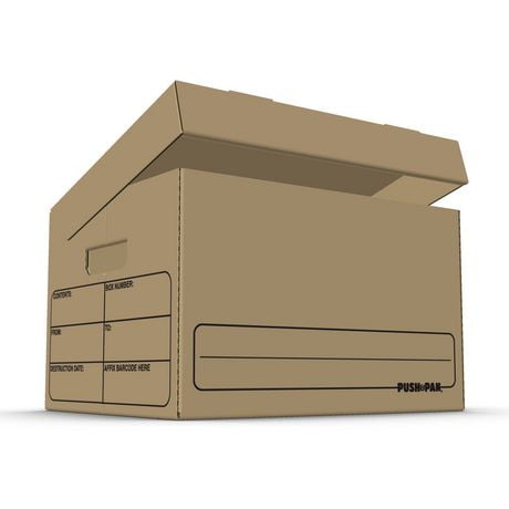 Push and Pak Kraft File/Storage Box | Walmart Canada