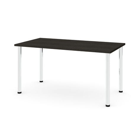 Click here for Bestar Universel 59W Table Desk With Round Metal L... prices