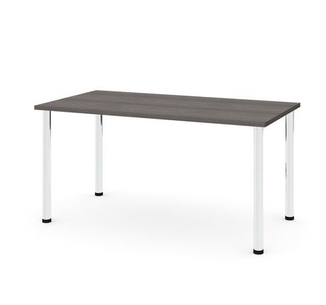Click here for Bestar Universel 59W Table Desk With Round Metal L... prices