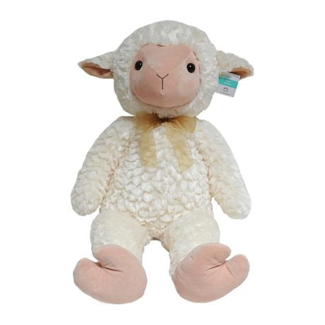 Way To Celebrate Easter Plush 35inch Extra Large Lamb Cream, Plush Lamb ...