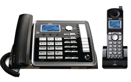 Click here for Motorola 2-Line Corded/Cordless Dect 6.0 Black prices
