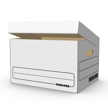Push and Pak White File/Storage Box | Walmart Canada
