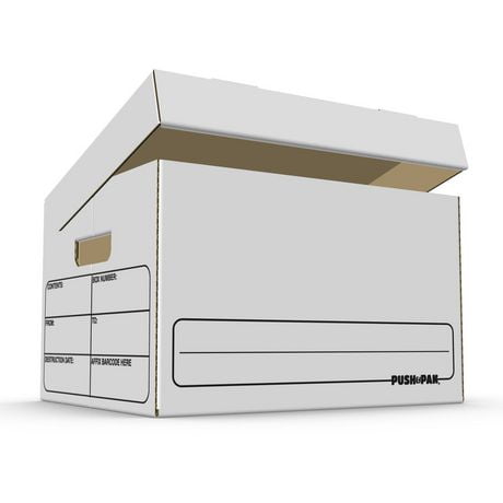 Push and Pak White File/Storage Box | Walmart Canada