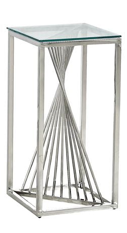 Click here for Topline Home Furnishings Glass Top 28 Accent Table... prices