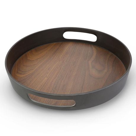 Click here for Mesa Ceramics Bamboo Walnut Coffee Round Tray  30... prices