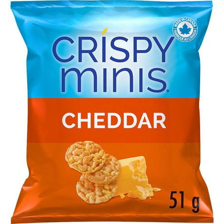 Quaker Crispy Minis Cheddar Rice Chips | Walmart Canada