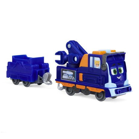 Mighty Express, Mechanic Milo Push and Go Toy Train with Cargo Car ...