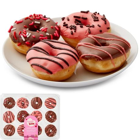 Two-Bite Variety Pack Iced Donuts, 12 donuts, 227 g total - Walmart.ca