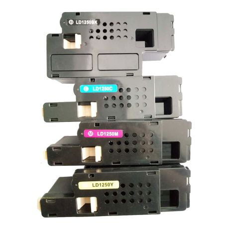 L-ink Compatible Dell 1250/1350/1355/1760/1765 Toner Cartridge Set BK/C ...