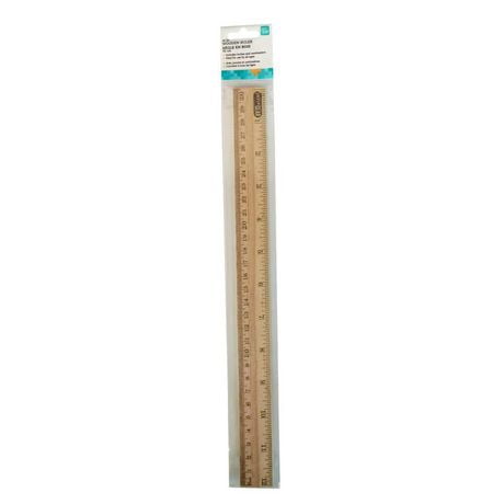 PEN+GEAR Wooden Rulers 12 Inch (30cm)pack in printed polybag . Rulers ...