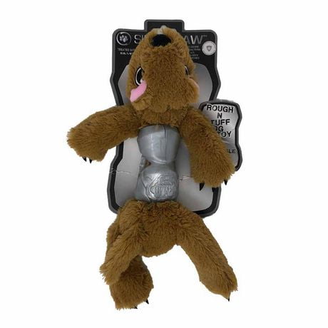 Click here for Silver Paw Crusha Animal Long Body Bear Dog Toy Br... prices