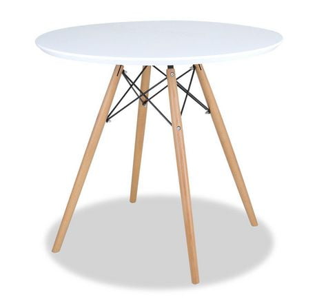 Click here for Nicer Furniture Mdf Round Dining Table White # prices