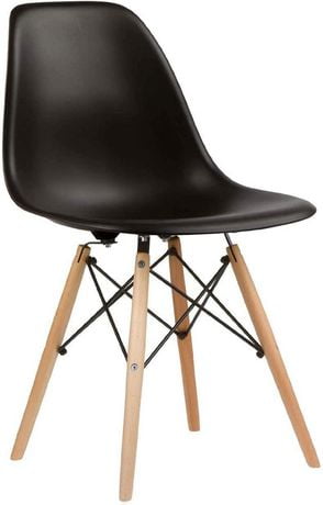 Click here for Nicer Furniture Eames Style Dining Side Chair Blac... prices