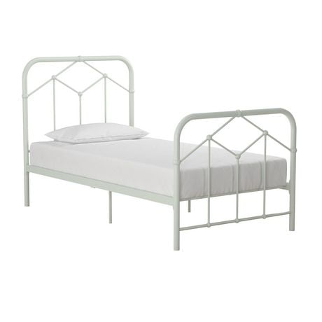 Click here for Dhp Novogratz Francis Farmhouse Metal Bed Green Tw... prices
