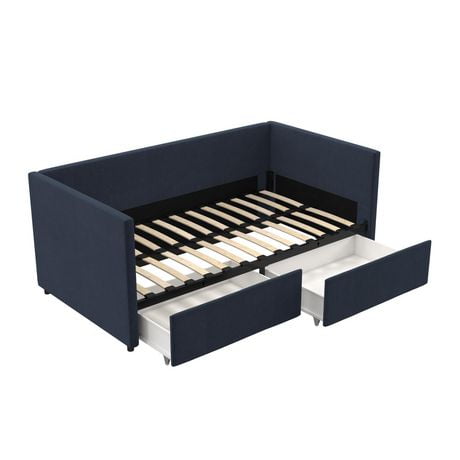 Click here for Dhp Urban Daybed With Storage Blue Twin prices