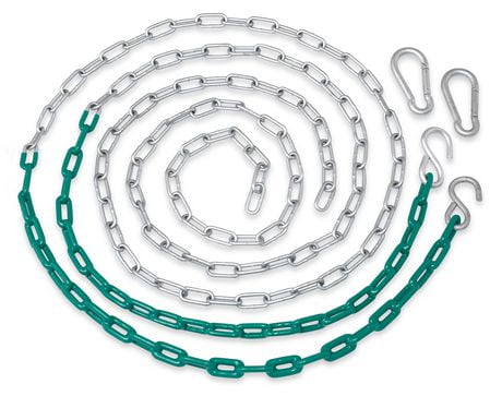 Click here for Swingan - Vinyl Coated Chain - Green - Set Of 2 Gr... prices