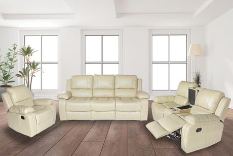 Click here for K-Living Alice Leatherair Recliner Sofa Set In Tau... prices