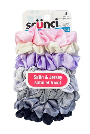 Click here for Conair Scunci Satin & Jersey Scrunchies Multi prices