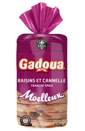 Gadoua Cinnamon Raisin Bread, 675g - Walmart.ca