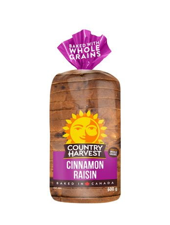 Country Harvest Cinnamon Raisin Bread, 600 g - Walmart.ca