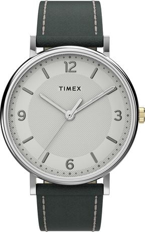 Click here for Timex Southview 41Mm Leather Strap Watch Gray One... prices