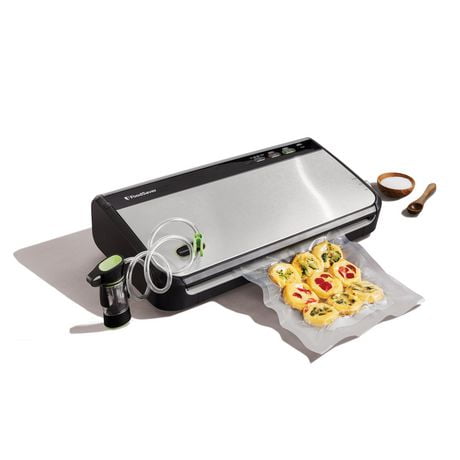 FoodSaver FM2435 Manual Food Vacuum Sealer System, Stainless Steel ...