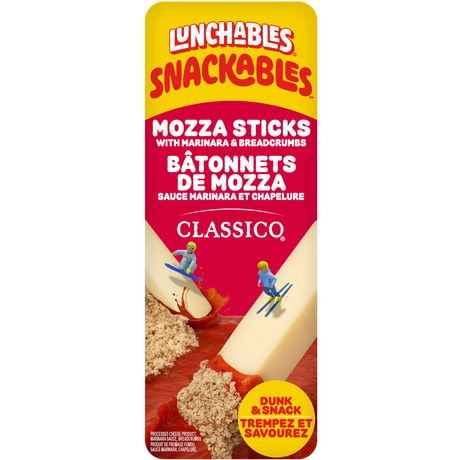 Lunchables Snackables Mozza Sticks with Marinara & Breadcrumbs, 59.5 g ...