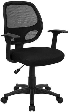 Click here for Nicer Furniture Mid-Back Black Mesh Computer Chair... prices