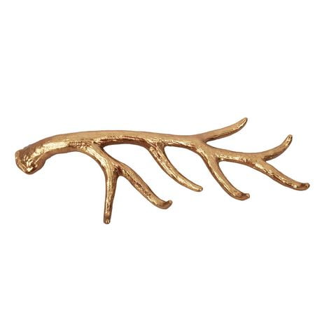 Holiday Time Metal Casted Antler Stocking Holder Gold Finish - Walmart.ca