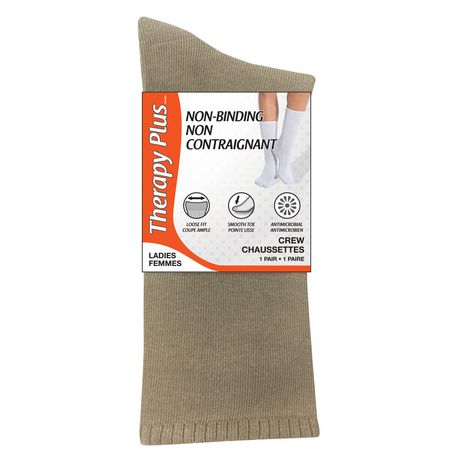 Therapy Plus® Ladies 1pk Non-Binding Socks | Walmart Canada