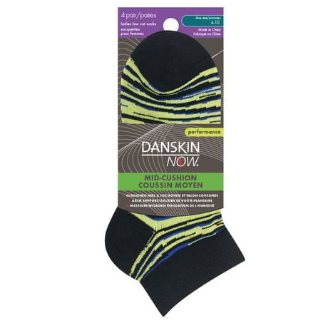 Danskin Now Women's 4pk Low Cut Socks | Walmart Canada