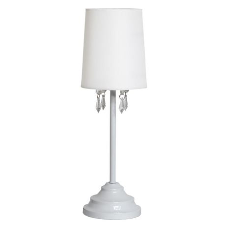 Click here for Simple Designs Table Lamp With Fabric Shade And Ha... prices