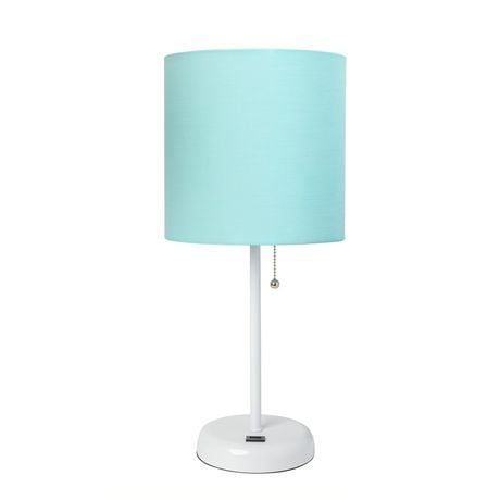 Click here for Limelights White Stick Lamp With Usb Charging Port... prices